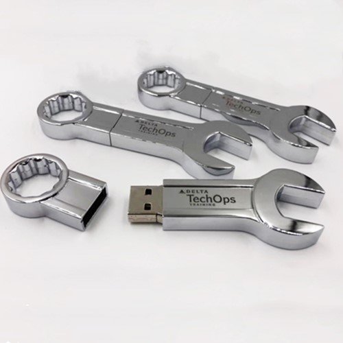 Personalised Wrench Usb Drive | Wrench Usb Mit Logo For Promotions