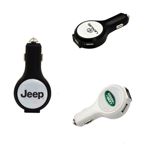 Promotional Window Breaker Car Charger | Branded 2 in 1 Car Charger