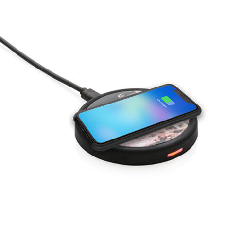 Tempered Glass Wireless Charger | Light Up Logo Wireless Charging Pad